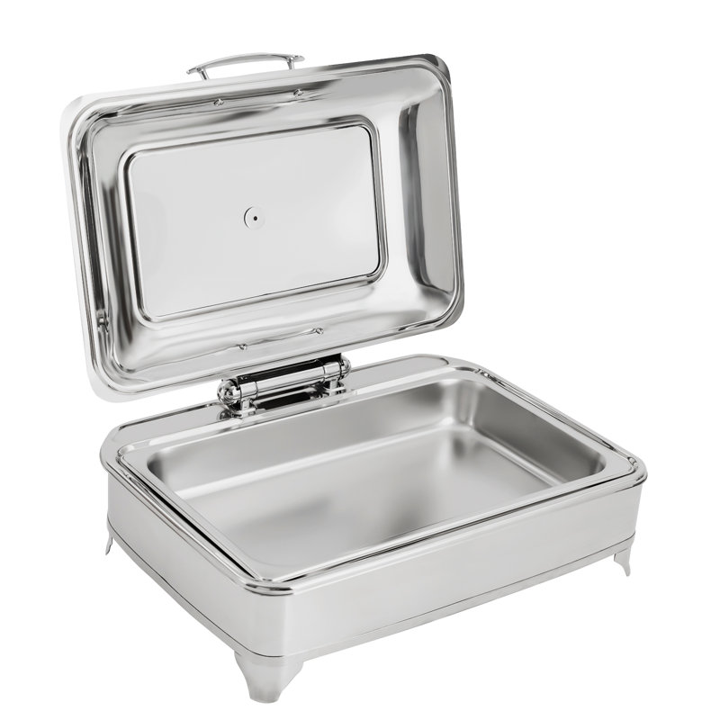 The Party Aisle™ Electric Stainless Steel Rectangle Chafing Dish Food ...