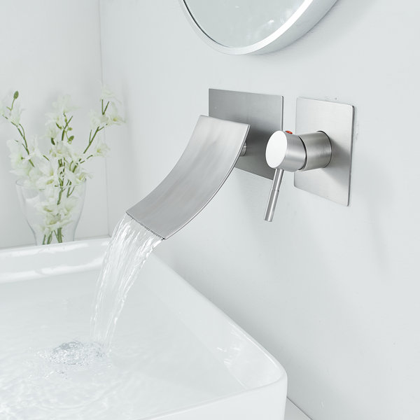 VIBRANTBATH Wall Mounted Single-handle Bathroom Faucet | Wayfair