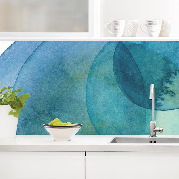 Ivy Bronx 80 x 280cm PVC Tile in Blue | Wayfair.co.uk