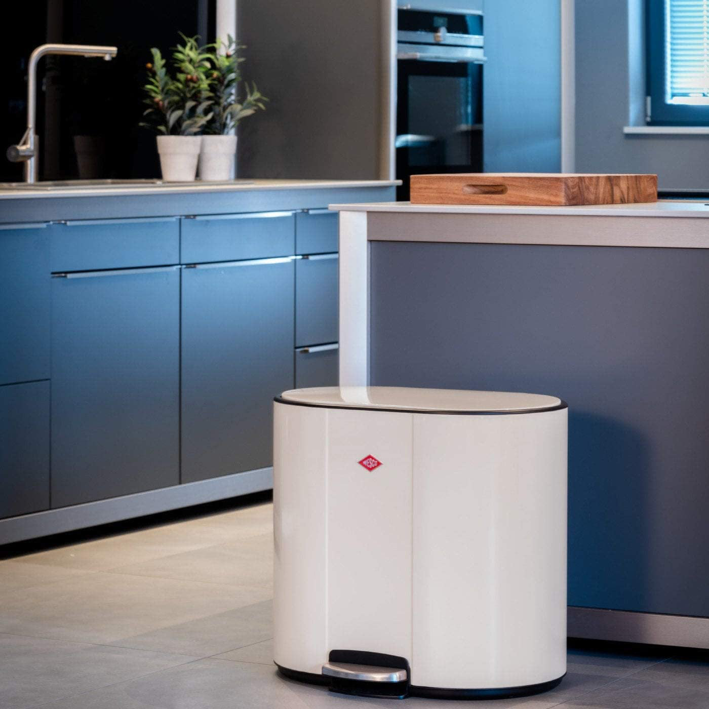 Wesco Multi Collector 2 - German Designed - Step Trash Can, Powder ...