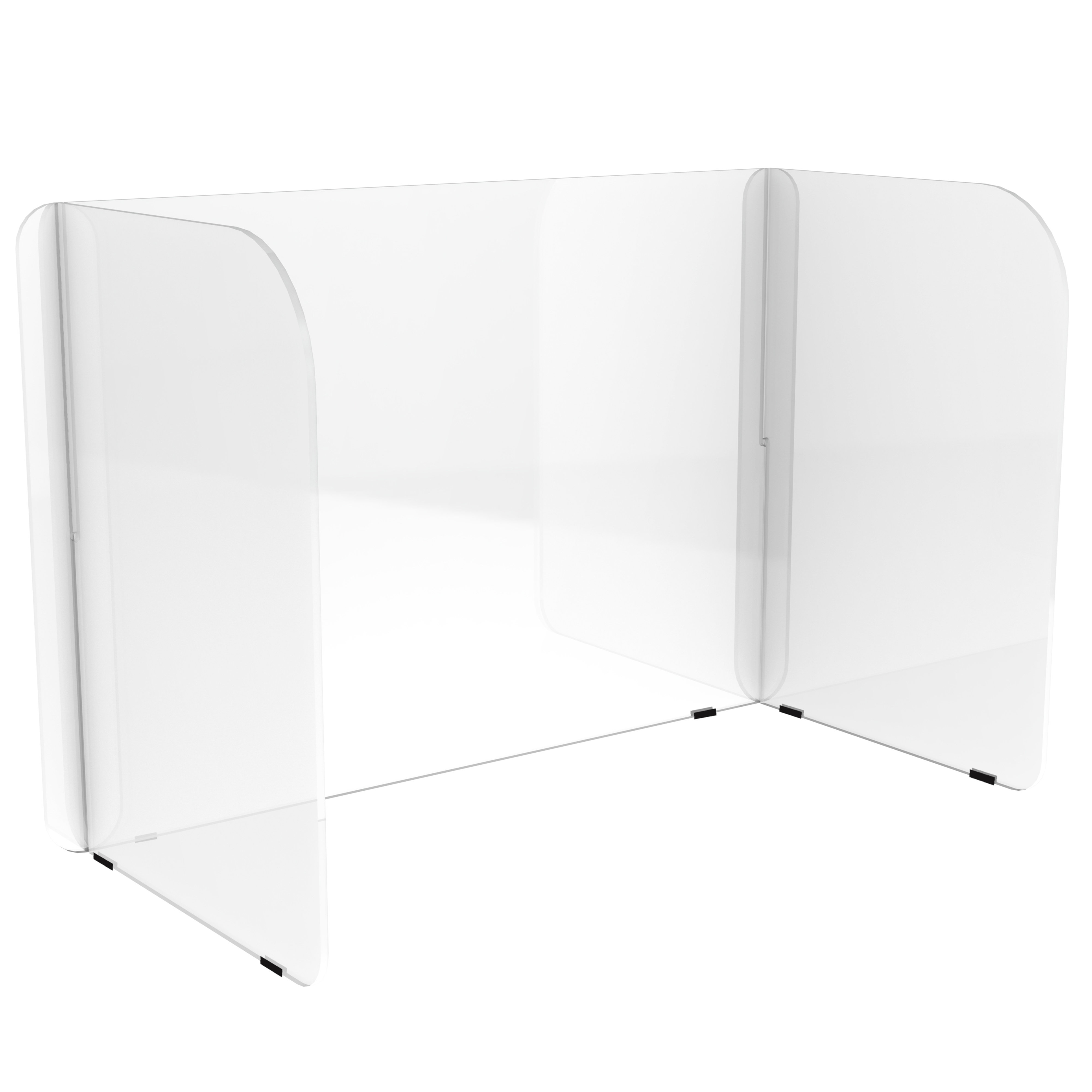 Factory Direct Partners Junior Individual 3 Panel Desk Privacy Panel ...