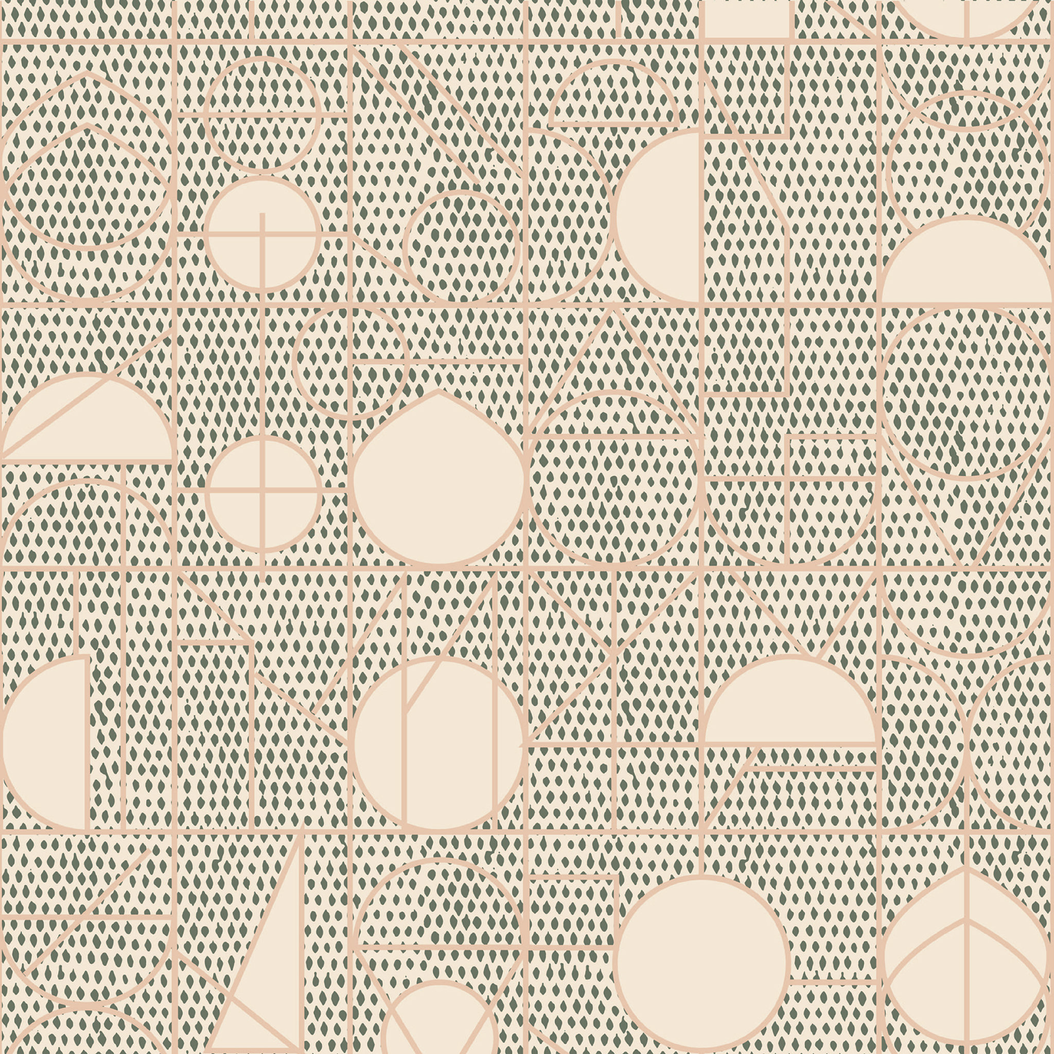 Mitchell Black Kali 10' L x 25" W Wallpaper Roll | AllModern