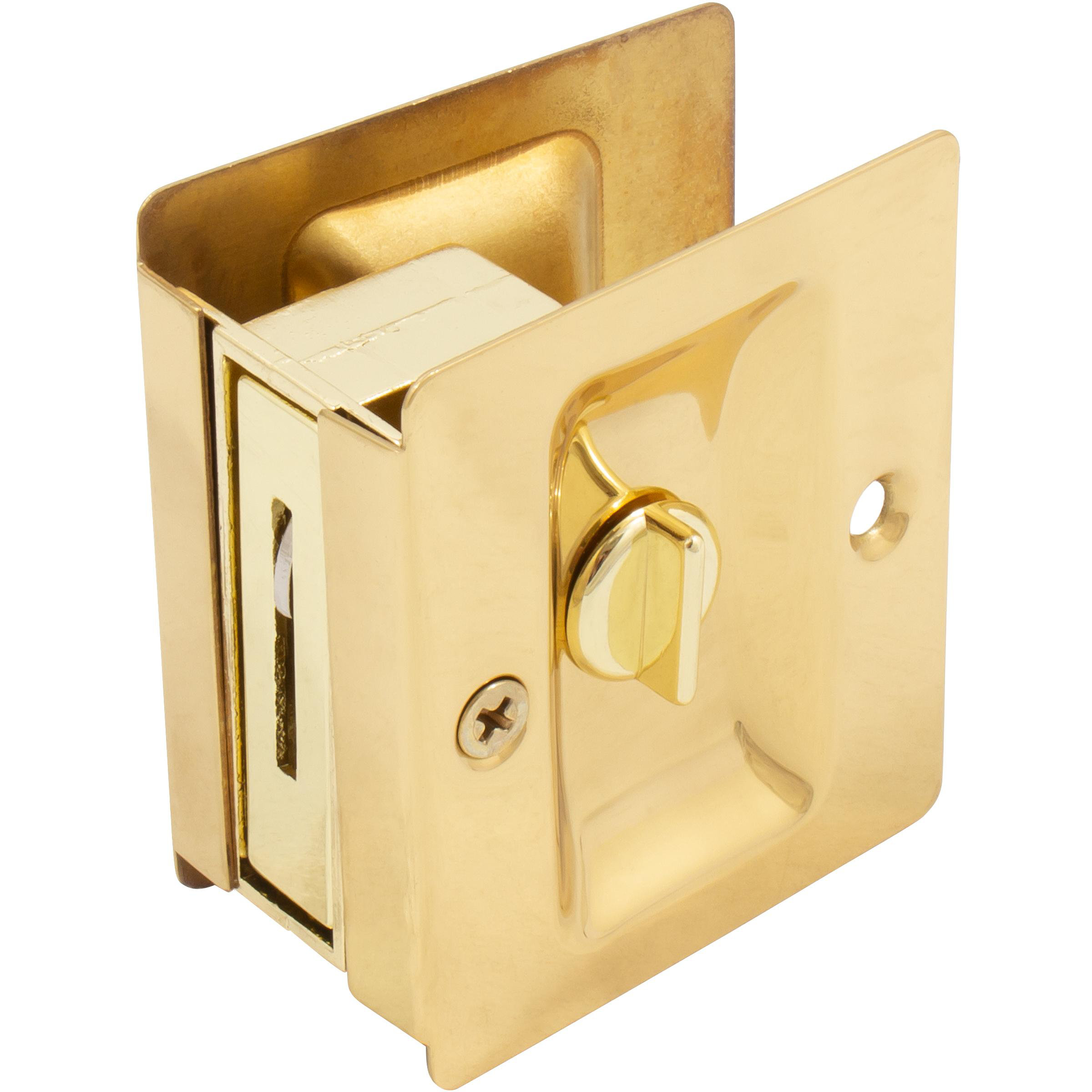 Stone Harbor Hardware Premium Square Pocket Door Lock, Privacy (Bed ...