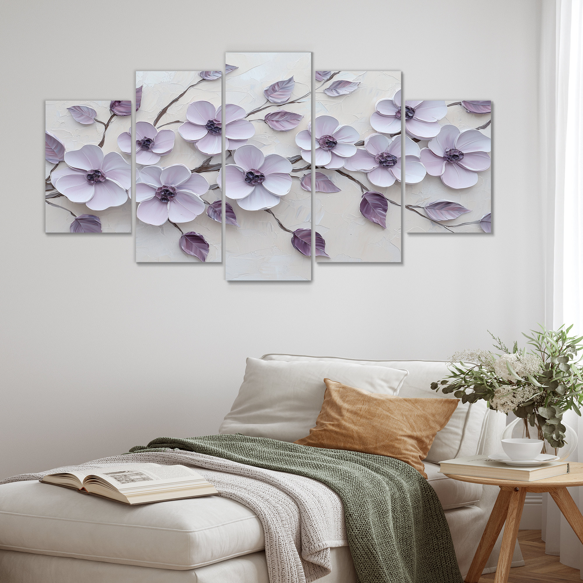 Winston Porter Purple Blooming Lilac Harmony IV - Lilacs Wall Decor Set ...
