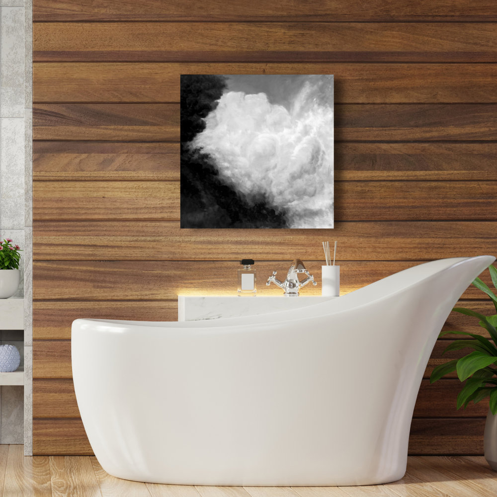 Begin Edition International Inc. Dark Monochrome Clouds Canvas | White ...
