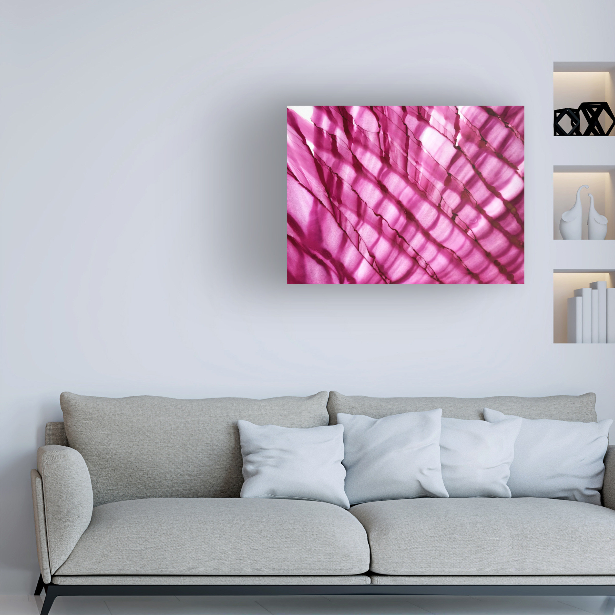 Trademark Fine Art Modern & Contemporary Raspberry Ripple Horizontal ...