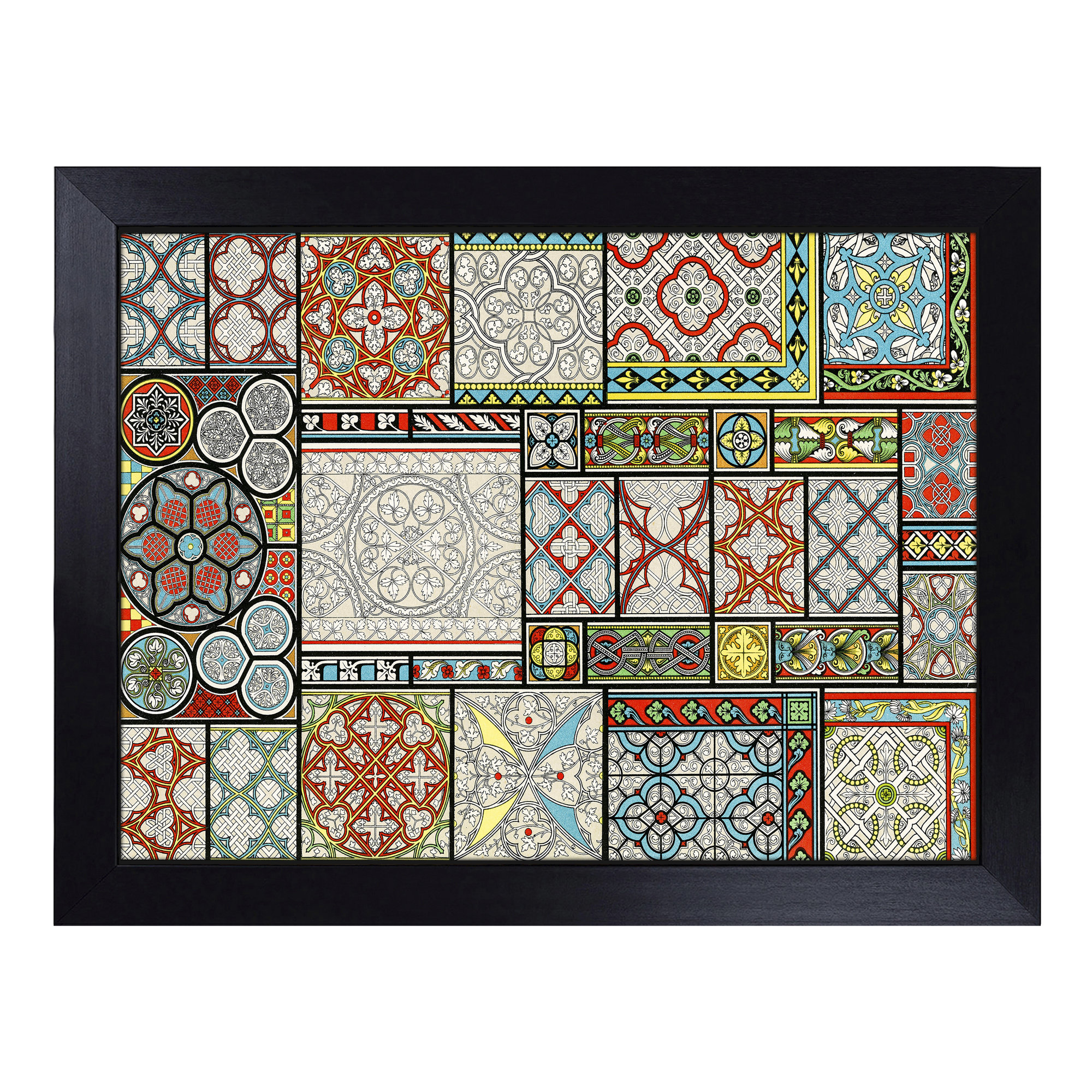 17 Stories Middle Age Patterns & Designs By Albert Racinet Lap Tray ...