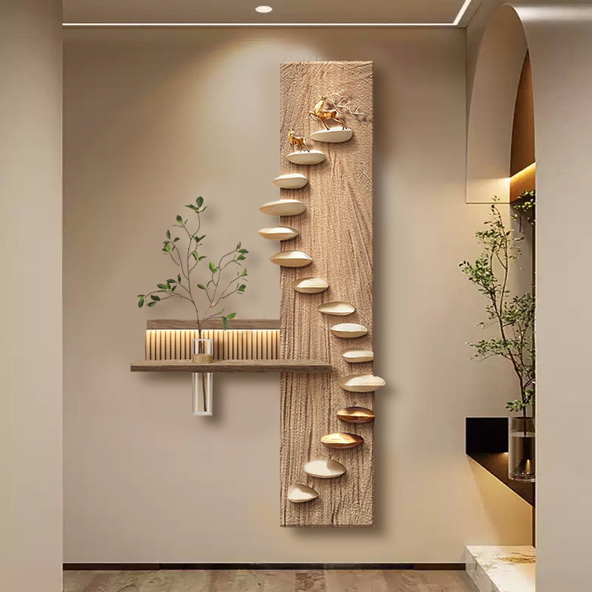 Foundry Select Wabi - Sabi Style Three - Dimensional Sandstone Wall ...