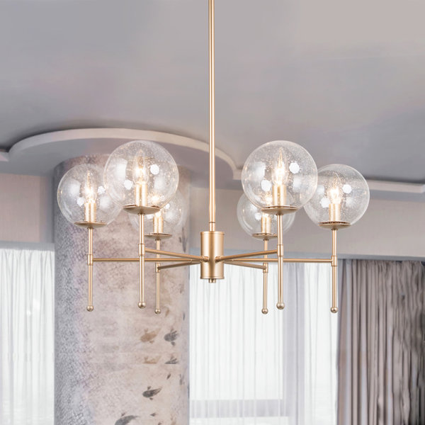 Greyleigh™ Ledger 6 - Light Shaded Classic Chandelier & Reviews ...