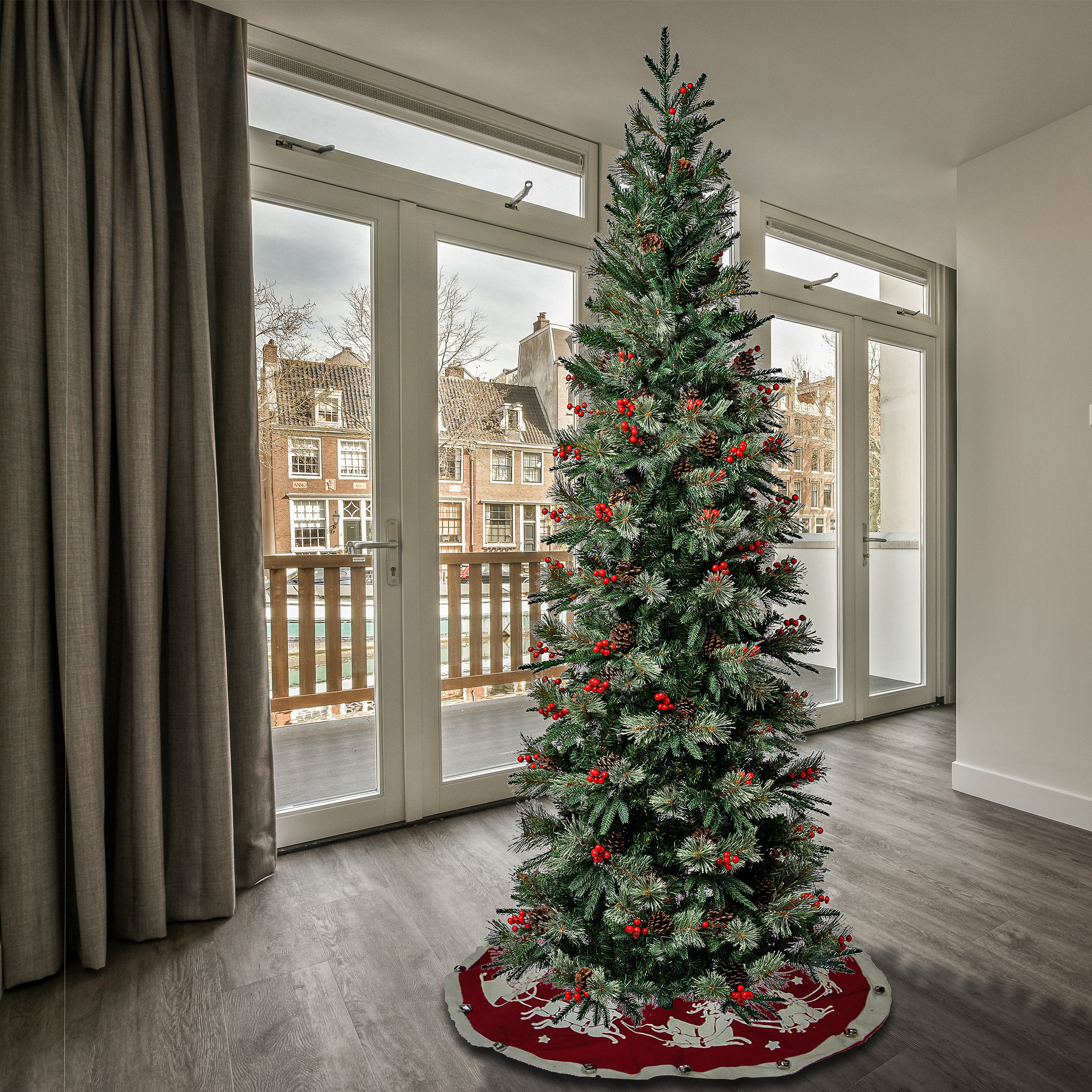 The Holiday Aisle® Virginia Pine Slim Tree & Reviews | Wayfair