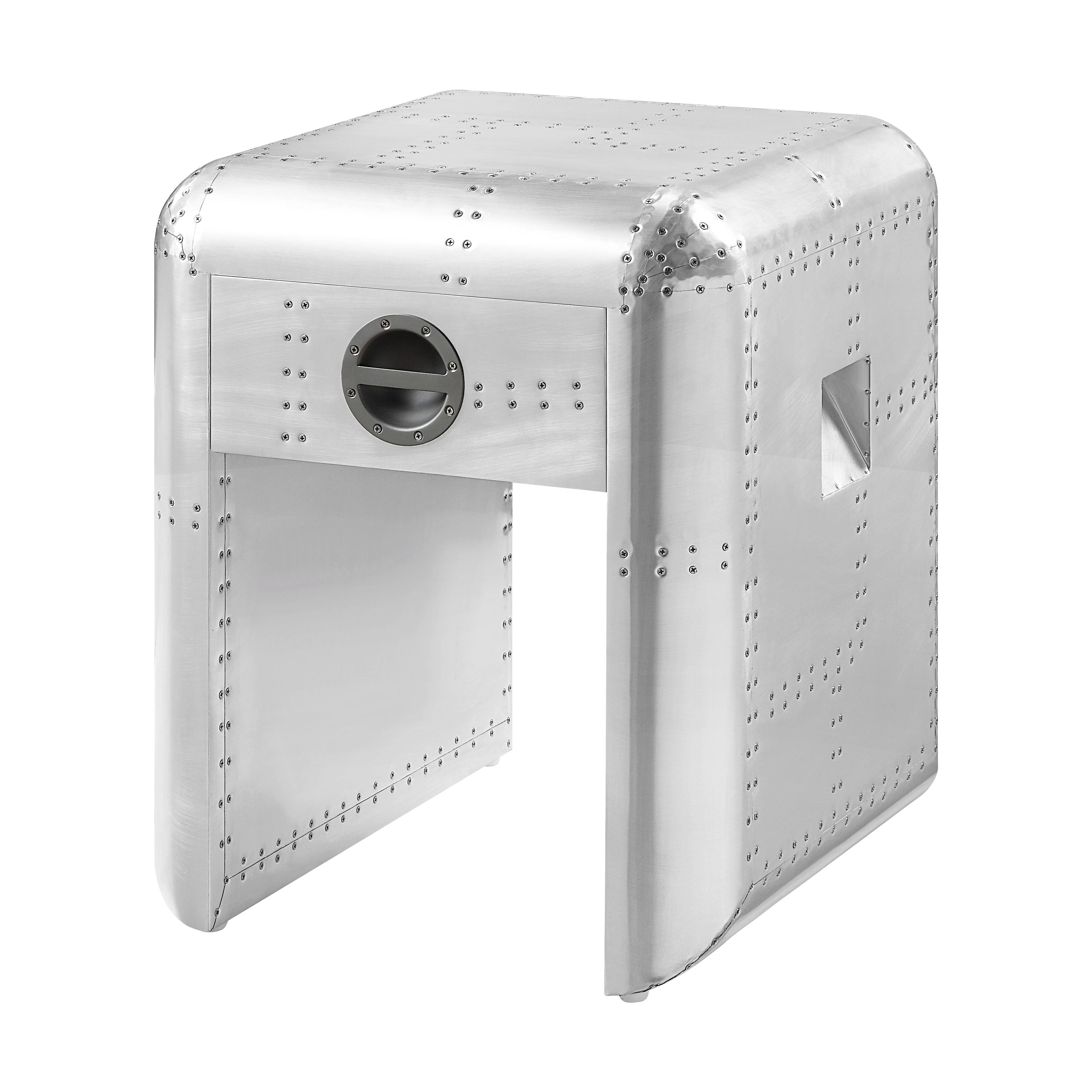 17 Stories End Table, Aluminum | Wayfair