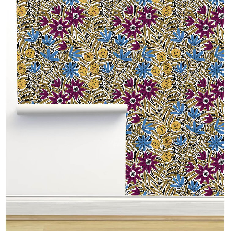 Limitless Walls Amy Macready Designs Peel & Stick Floral Roll | Wayfair