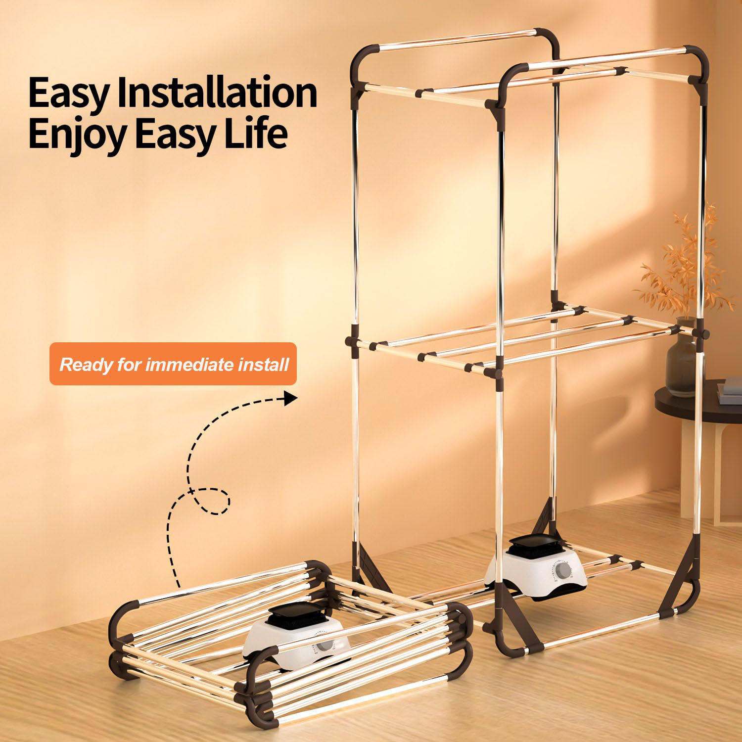 IFBECT Portable Clothes Dryer 1000W Mini Drying Machine | Wayfair