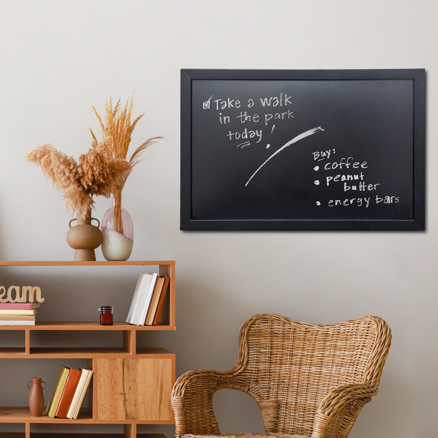 MyGift Wall Mounted Small Metal Chalk Board | Wayfair