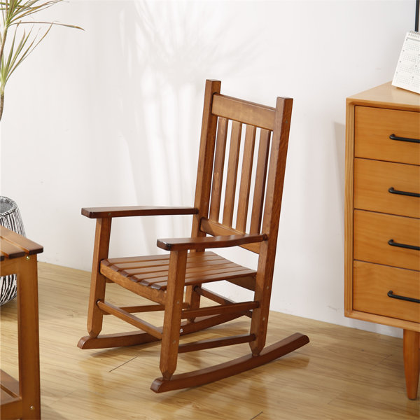 Harriet Bee Jareena Child's Porch Rocker Rocking Chair Ages 6-10 | Wayfair