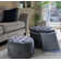 Fairmont Park Pyatt 2 Piece Velvet Tufted Round Storage Ottoman Set ...