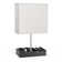 Ebern Designs Marshawn Table Lamp with 2 USB Ports, 2 Power Outlets and ...