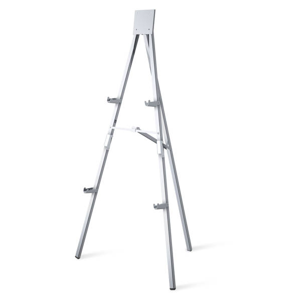 Ebern Designs Delaysia Black Iron Modern Foldable Tripod Easel ...