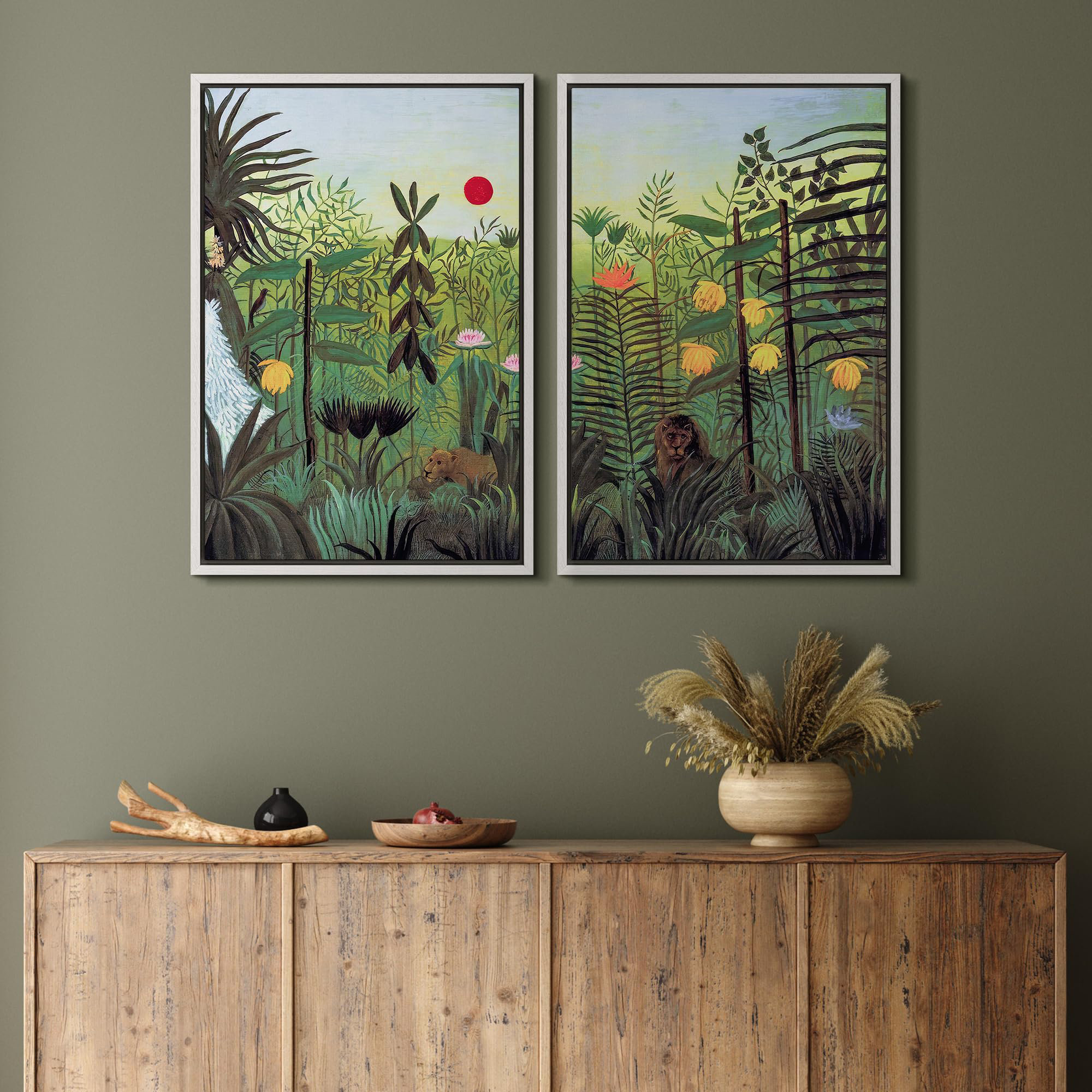 wall26 " Tropical Wilderness Prints Exotic Flora And Fauna Nature ...