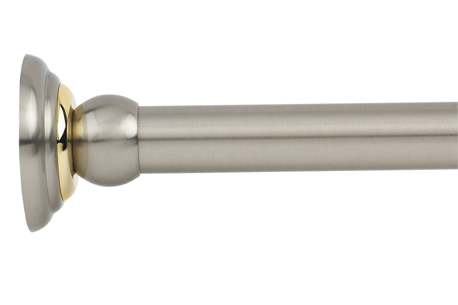 Symple Stuff Stimson 72" Straight Fixed Shower Curtain Rod & Reviews ...