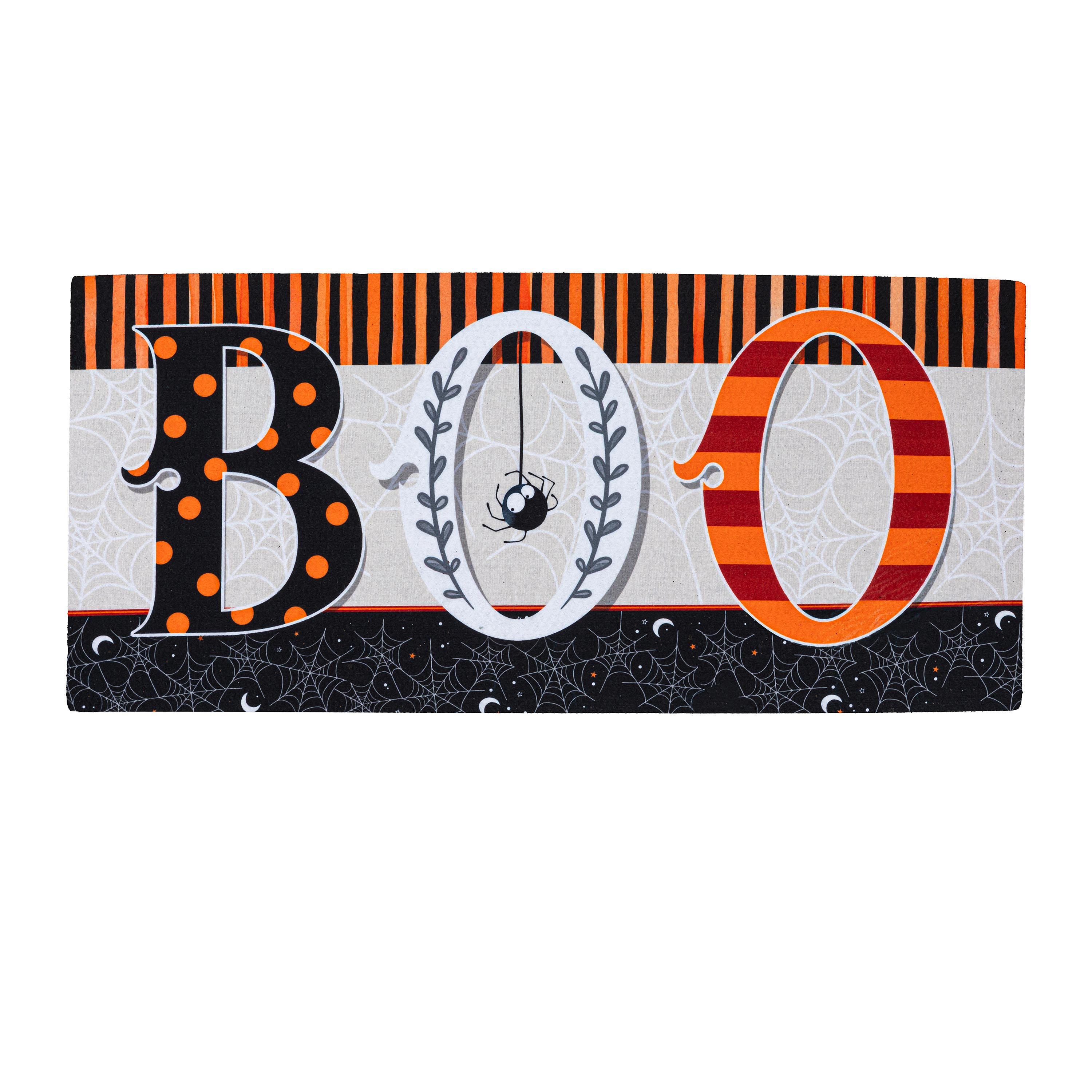 Ophelia & Co. Polka Dots & Stripes Boo Sassafras Switch Mat | Wayfair