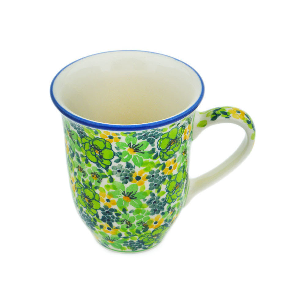 Polmedia Polish Pottery 17 Oz Stoneware Mug - Emerald Park | Wayfair