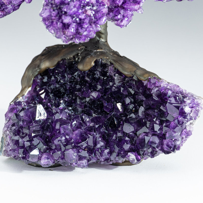 Astro Gallery of Gems Large Amethyst Clustered Gemstone Tree on ...