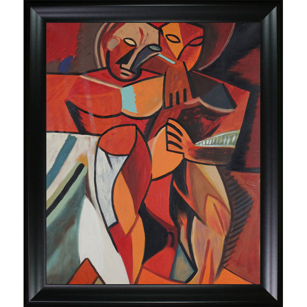 Red Barrel Studio® L'amitie by Pablo Picasso - Floater Frame Painting ...