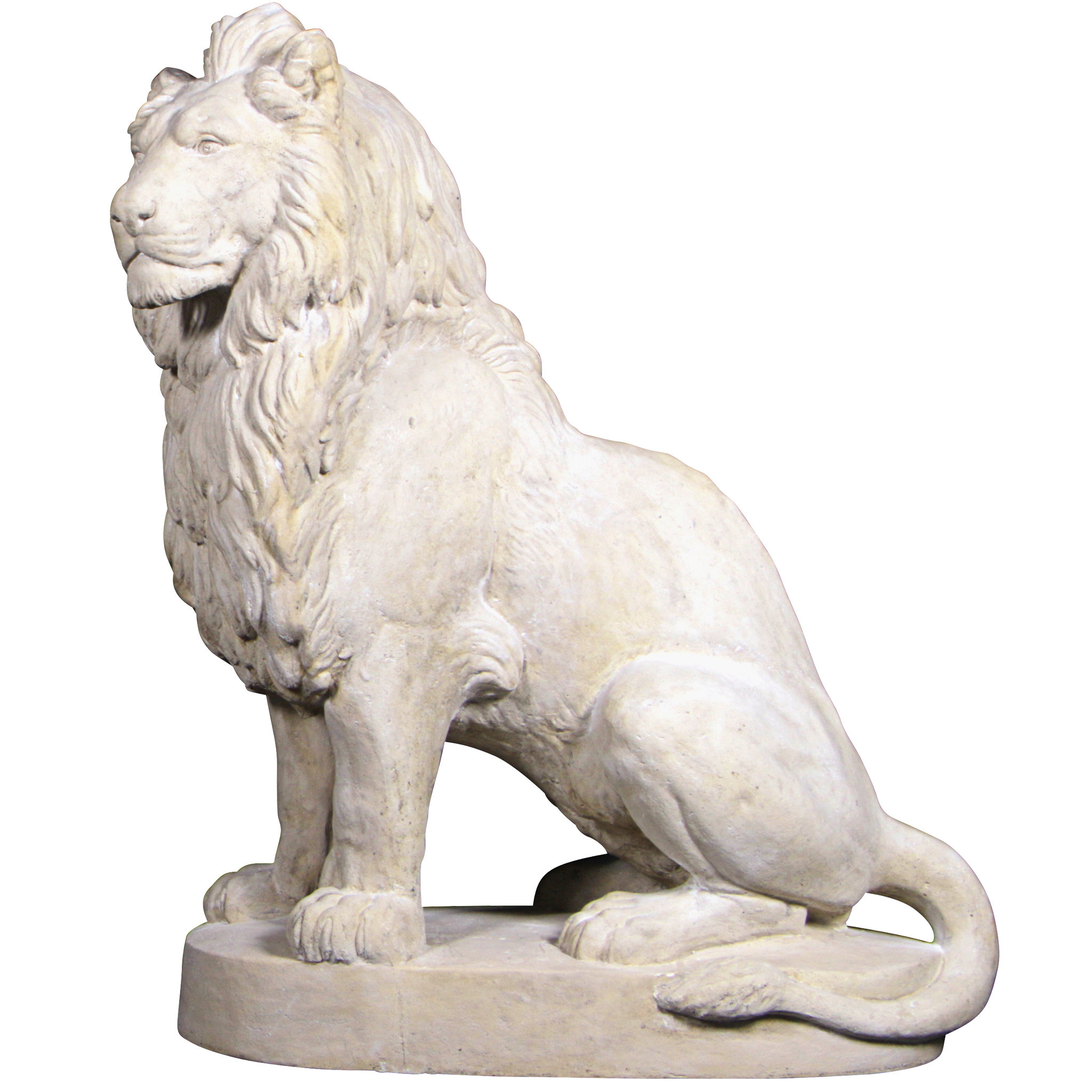 Design Toscano Stately Chateau Lion Right Facing Garden Statue | Wayfair