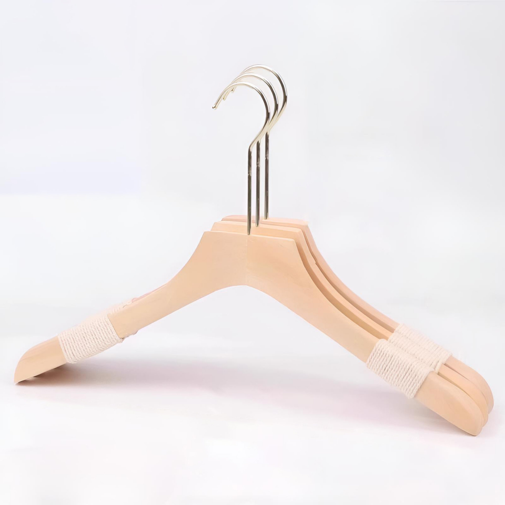 Wildon Home® Anti-Slip Wood Hangers - Professional Garment Management ...