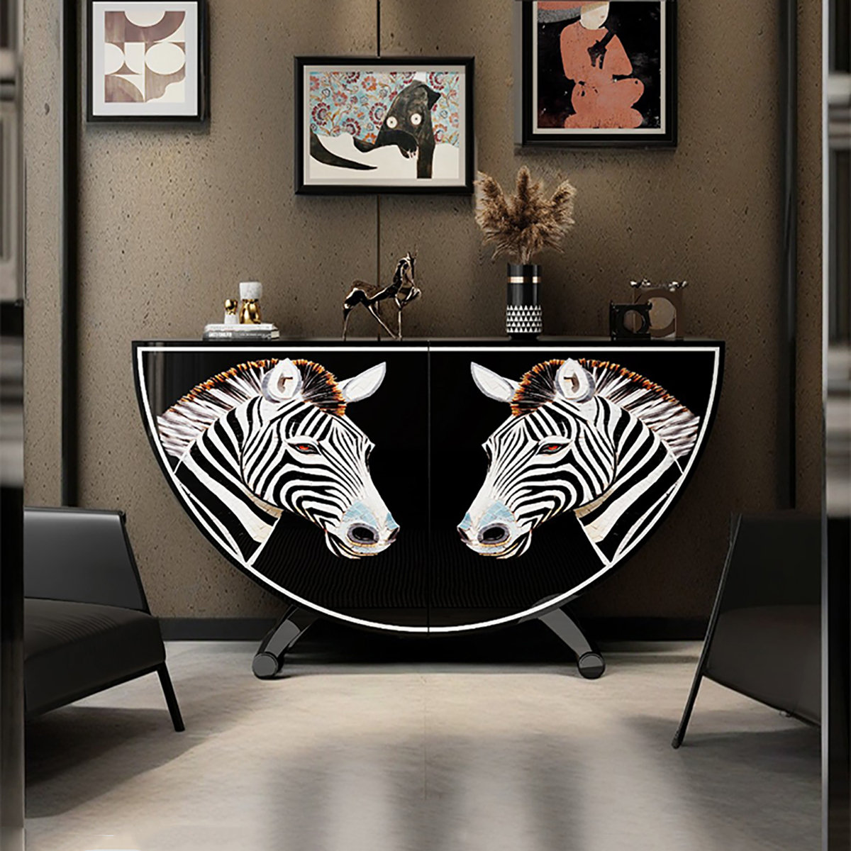Tha Dream Team Modern Minimalist Painted Entryway Cabinet | Wayfair