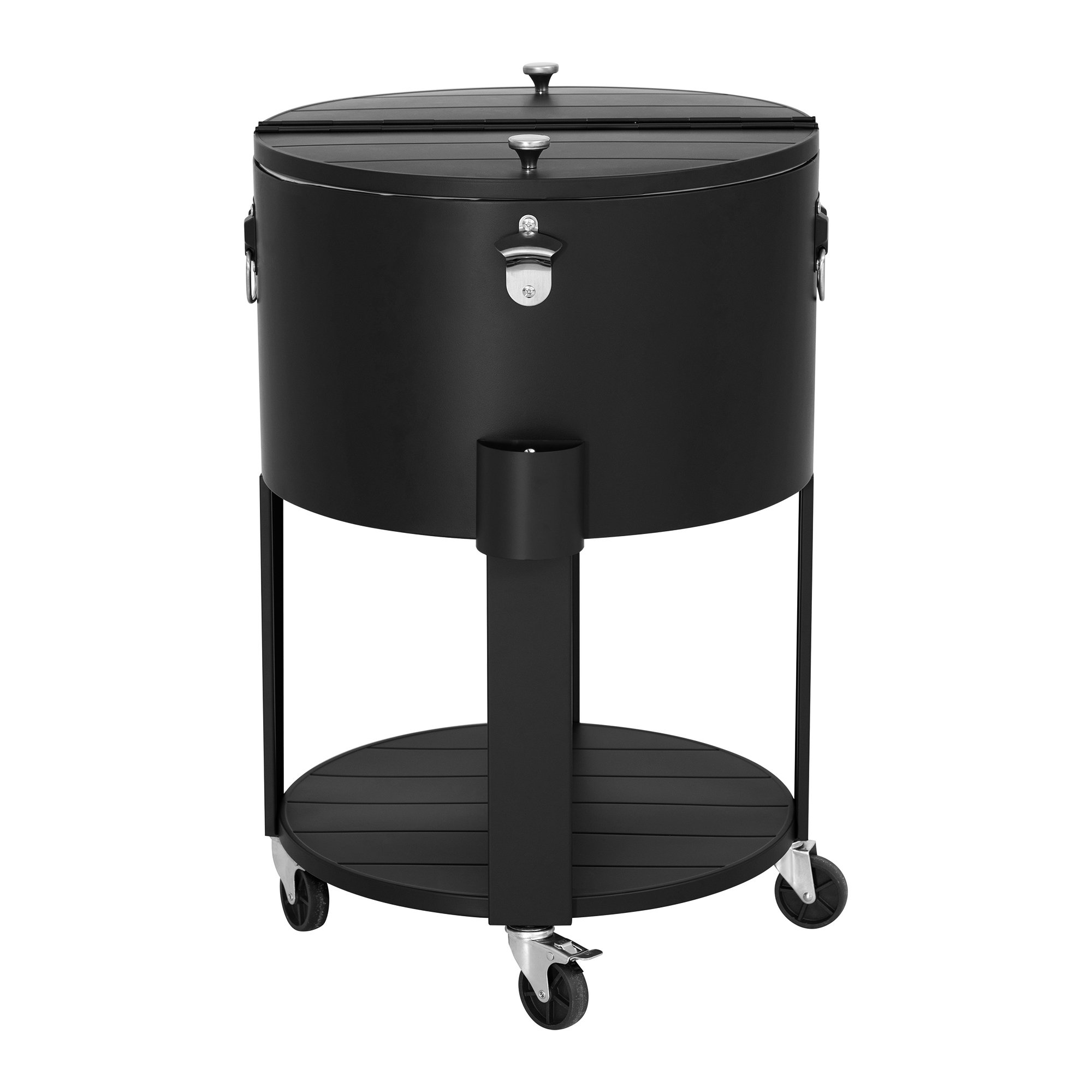 Sunjoy Serving Station / Cart Cooler with wheels in Black | Wayfair.co.uk