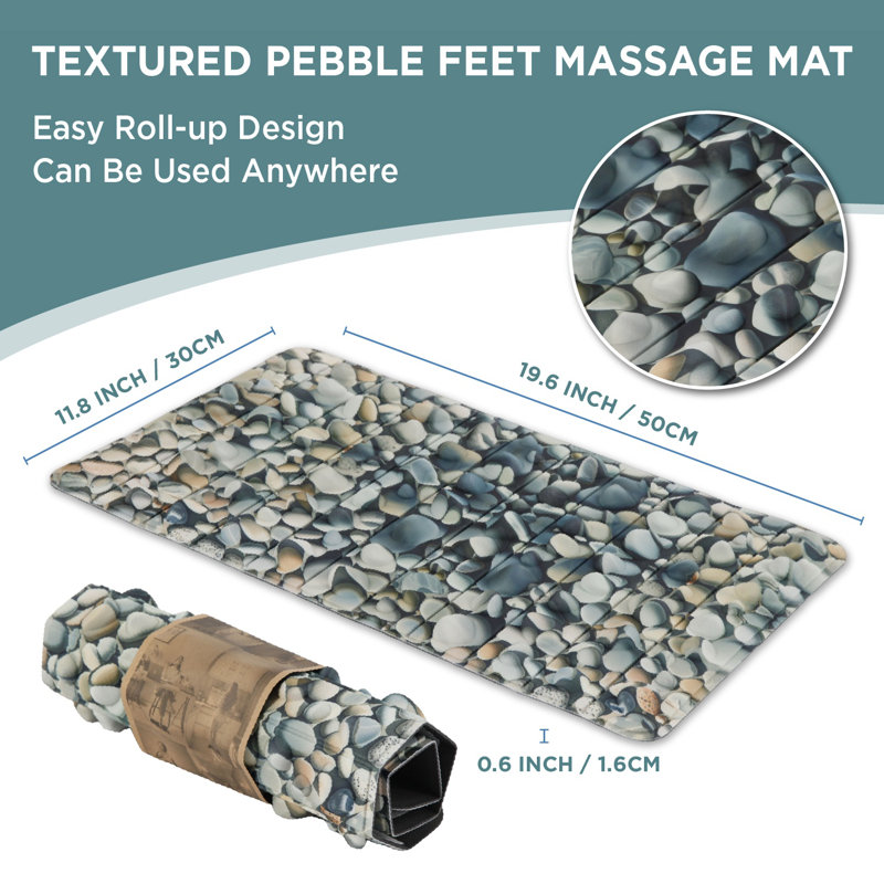 TGU Foot Massage Mat, Pebbles | Wayfair