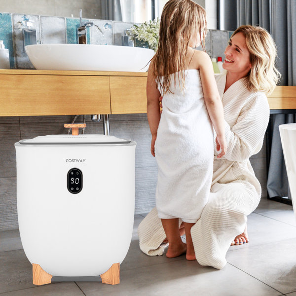 Costway Chauffe-serviettes à minuterie à arrêt automatique avec 2 ...