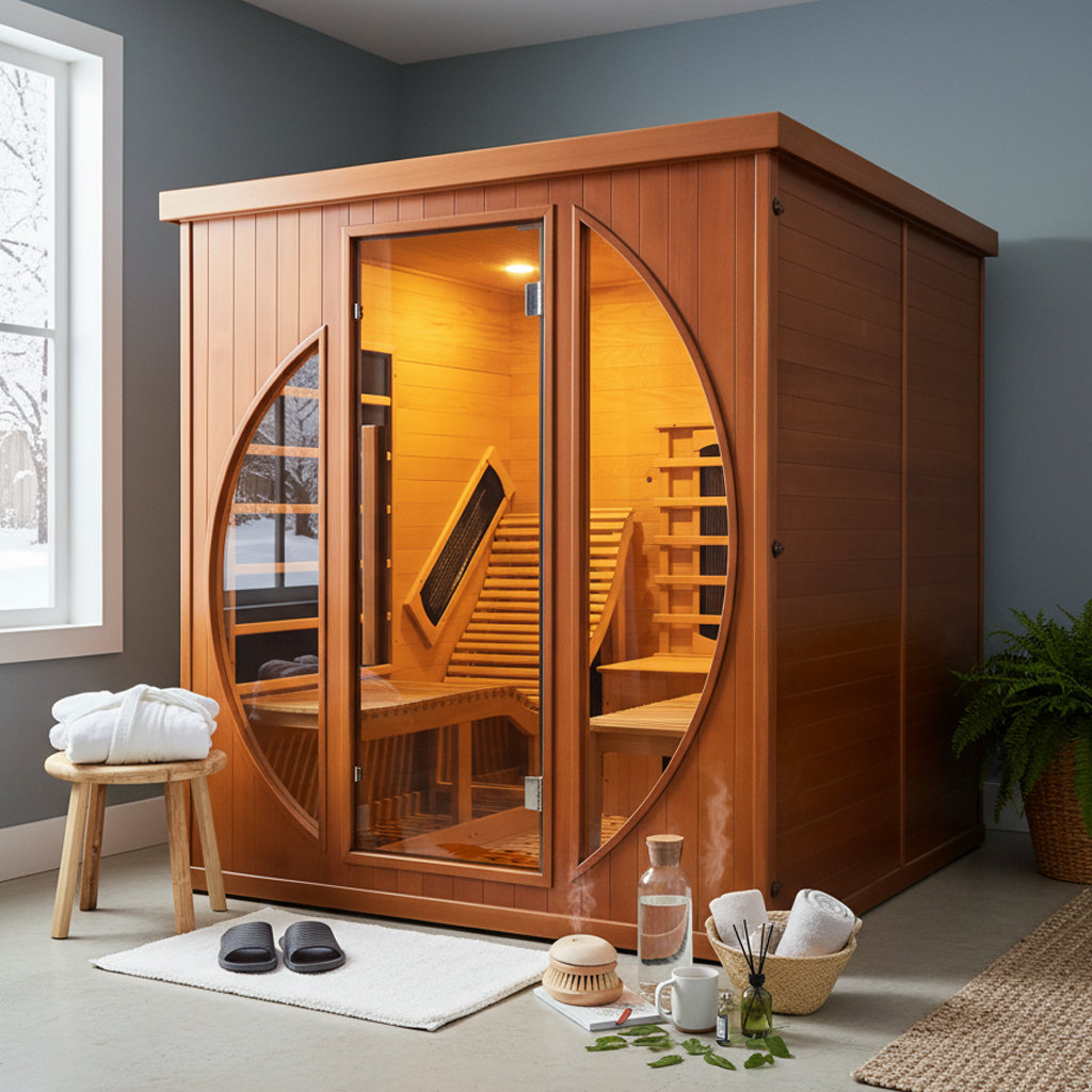 Smartmak® 2 People Indoor Infrared Sauna Room - Relax 1 | Wayfair