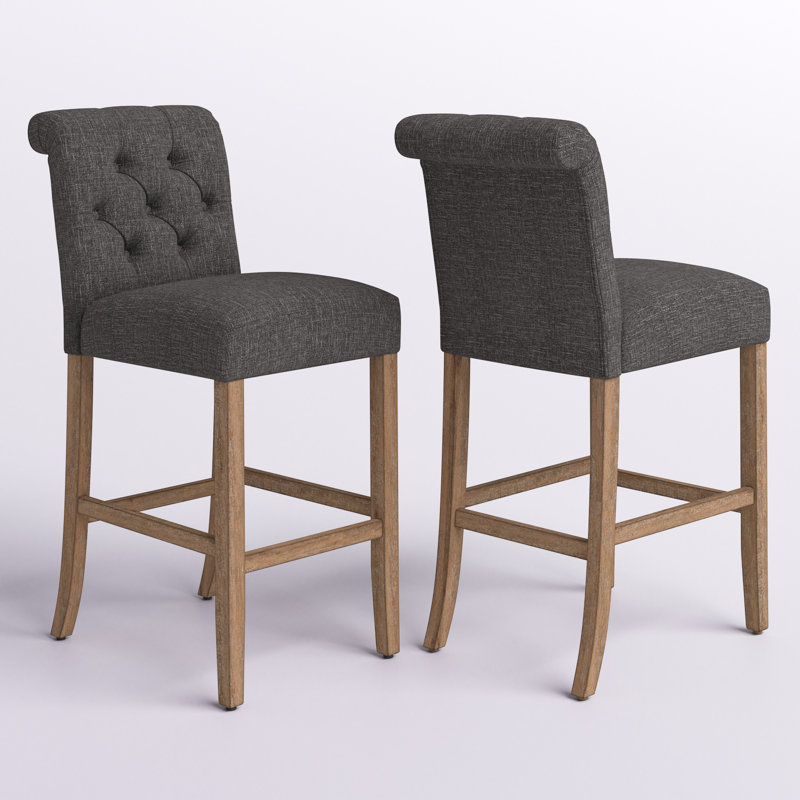 Lark Manor Alsadig Solid Wood Stool & Reviews | Wayfair