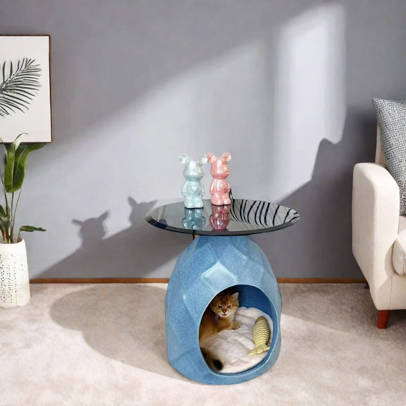AWORET Modern Minimalist Cat House Side Table | Wayfair