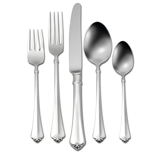 Oneida Julliard 20 Piece 18/10 Stainless Steel Flatware Set, Service ...