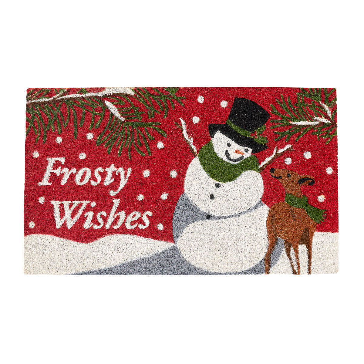 Ophelia & Co. Flurry Snowman Doormat 1'6''x2'6'' | Wayfair