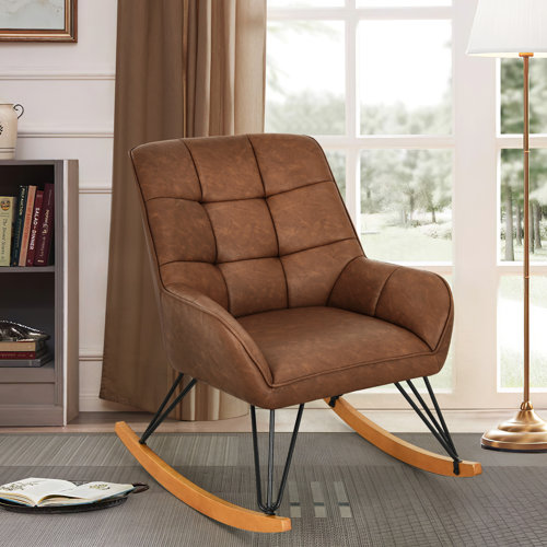 Upholstered Rocking Chairs You'll Love | Wayfair