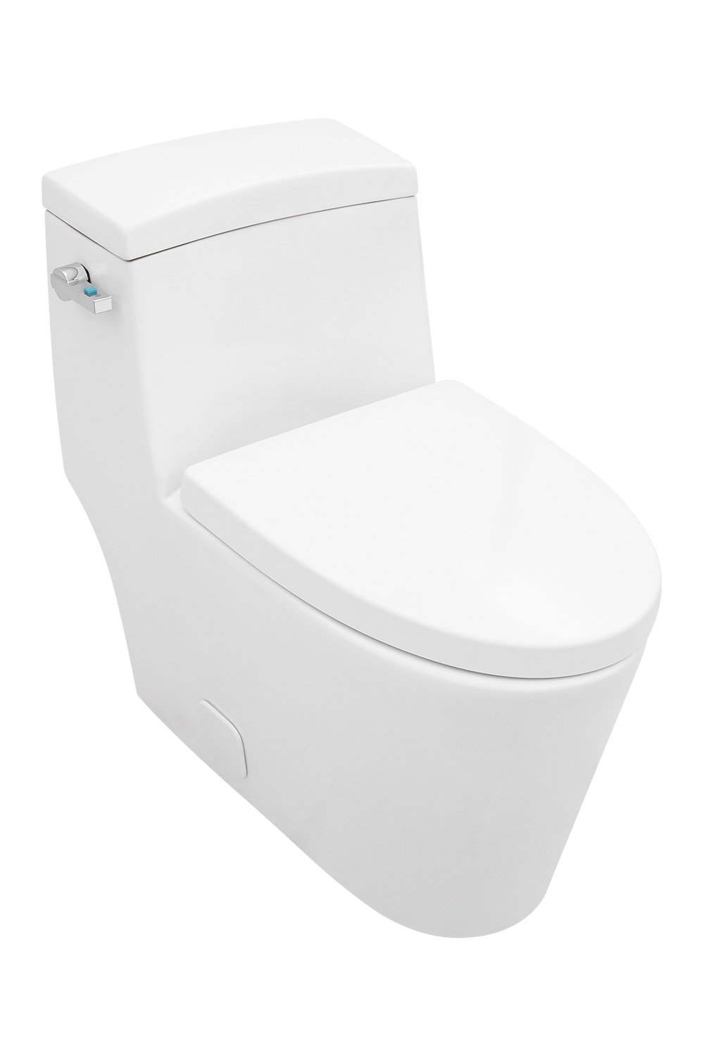 GhomeG One Piece Toilet Cyclone 12”Rough-In,Ivory White - Wayfair Canada