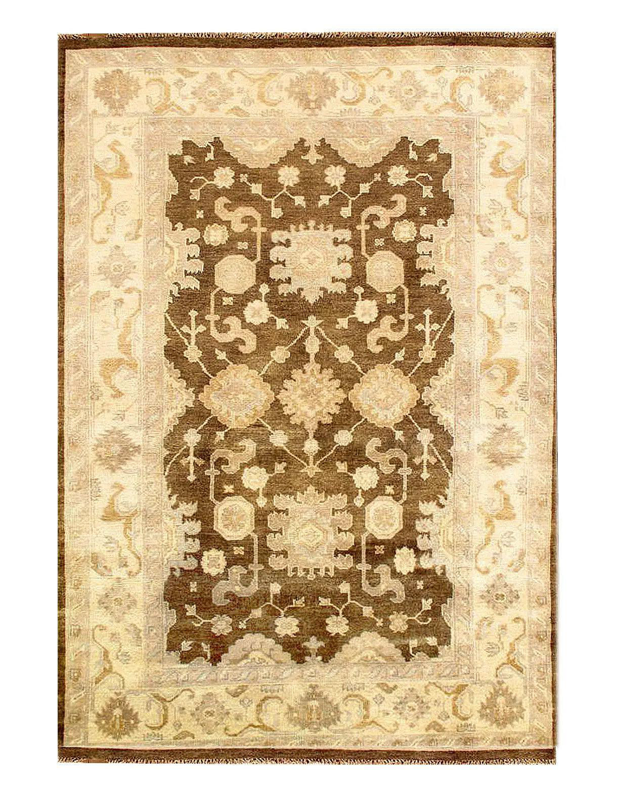 Isabelline Oriental Handmade Rectangle 8'11" x 6'1" Wool/Cotton Area ...