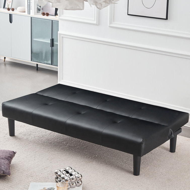 17 Stories Kirollos 160Cm Armless Clic Clac Commercial Use Sofa Bed ...