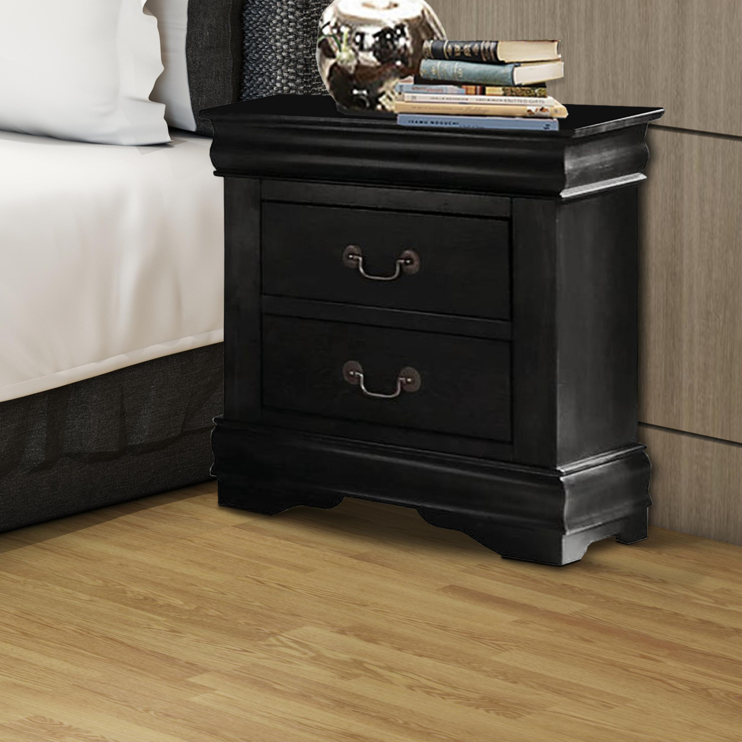 Charlton Home® Kyles 2 - Drawer Solid Wood Nightstand, Traditional ...
