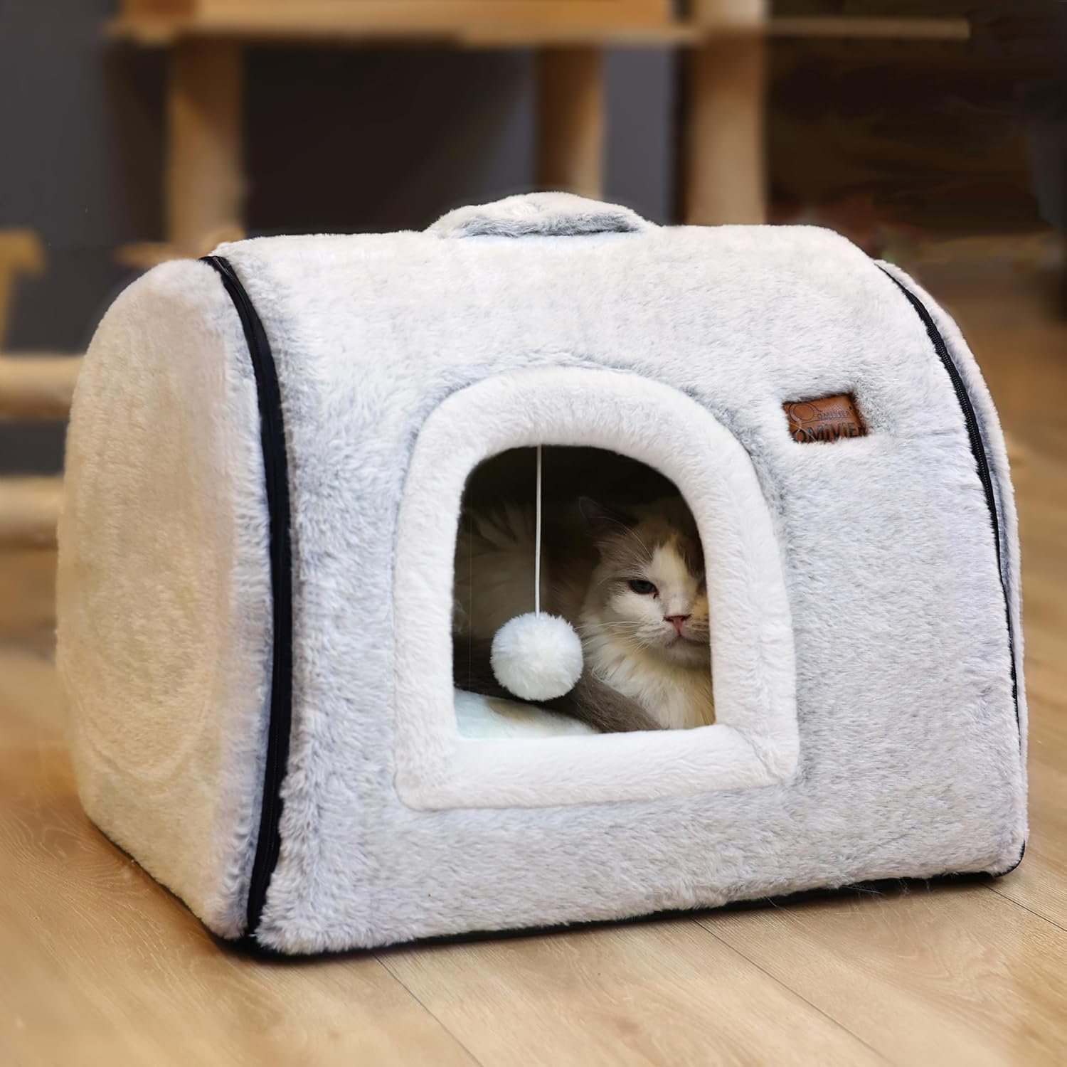 Tucker Murphy Pet™ Cat Bed Cave-Cat Beds For Indoor Cats,Soft And ...