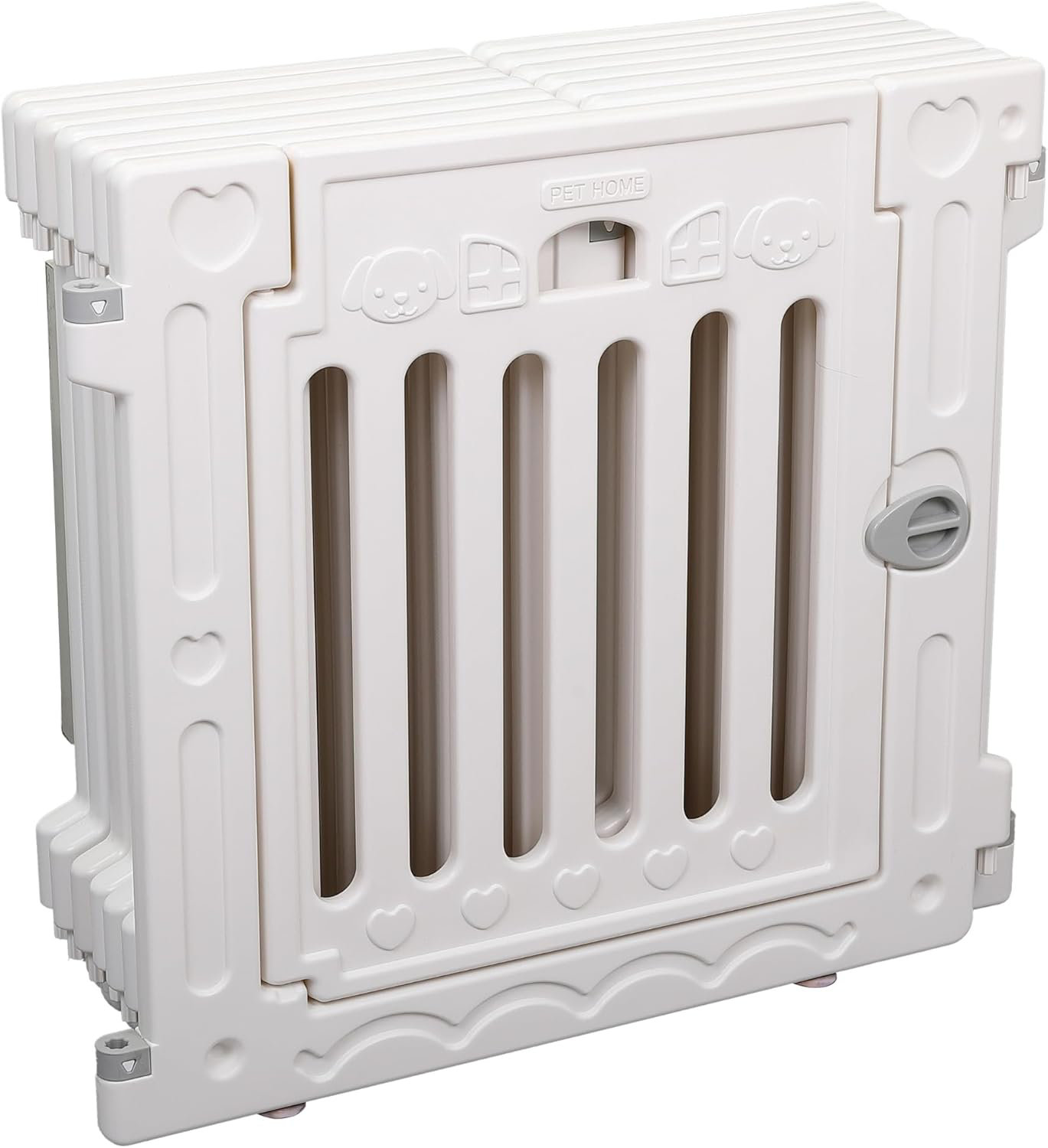 ASTER-FORM CORP Dog Playpen W/Door, 12 Panel, 25.6In H | Strong Plastic ...