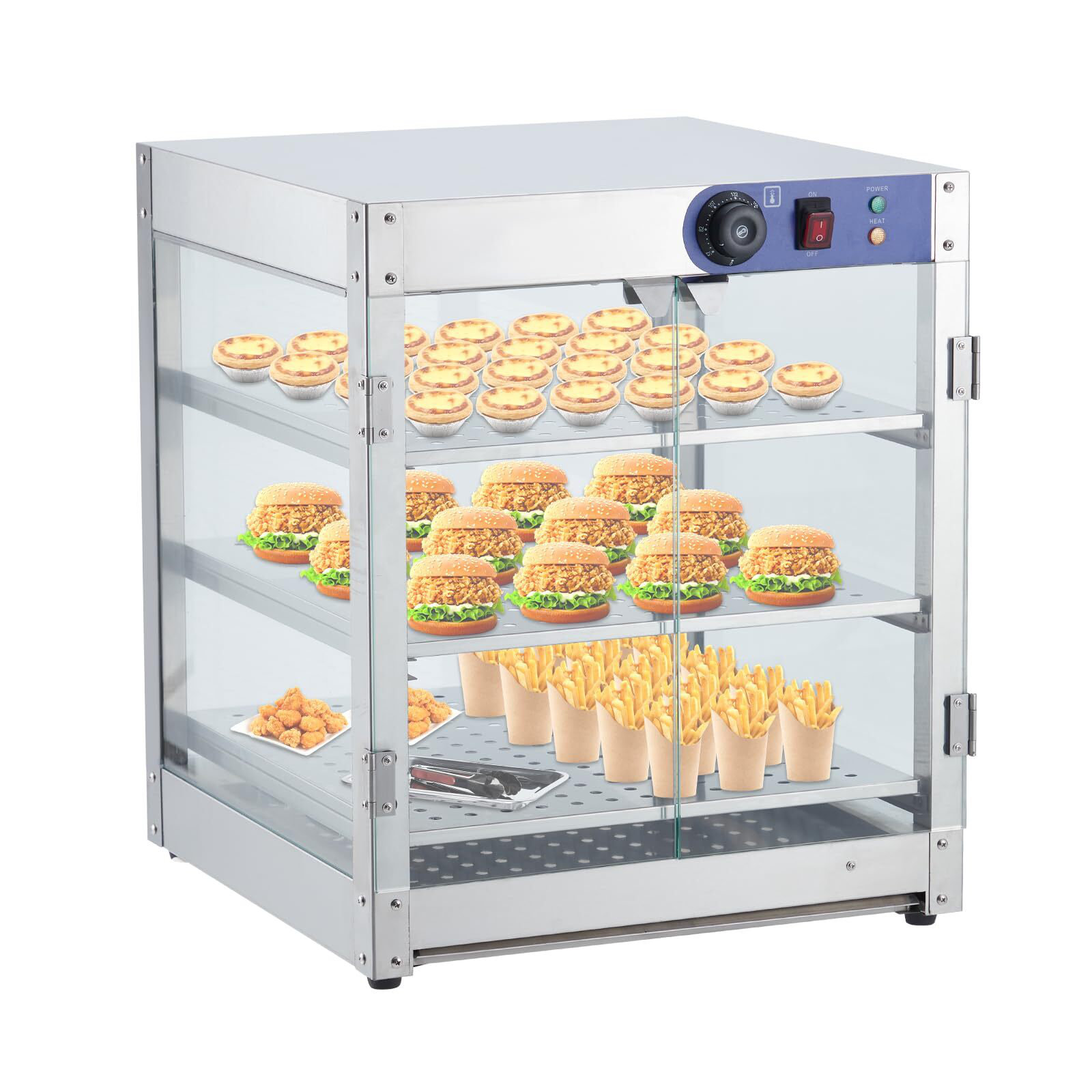 The Party Aisle™ Stainless Steel Display Case | Wayfair
