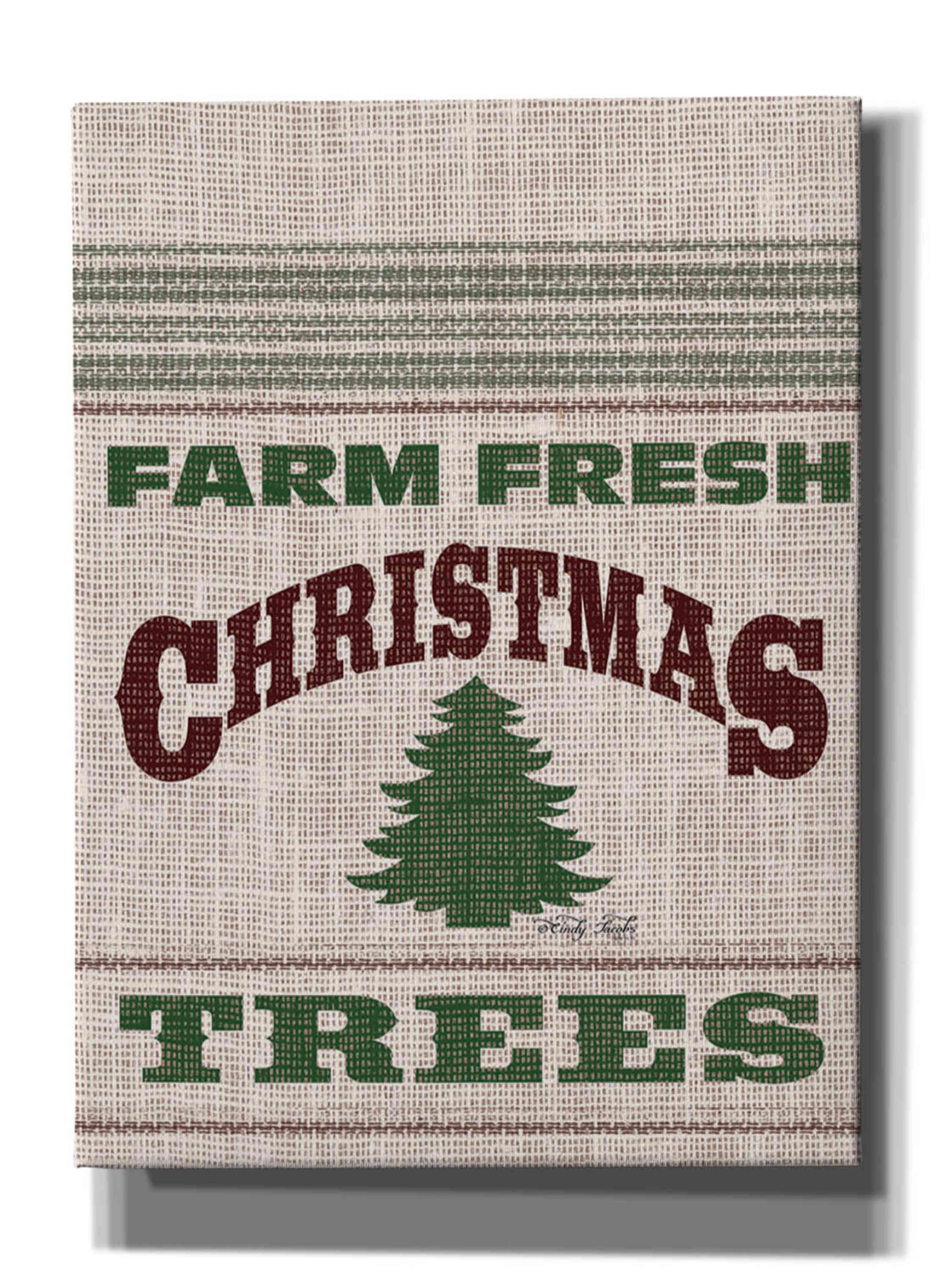 The Holiday Aisle® 'Farm Fresh Christmas Trees' By Cindy Jacobs, Canvas ...