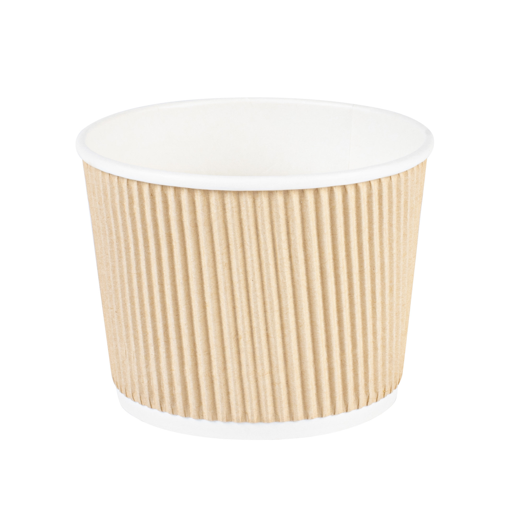 Restaurantware Paper Soup Containers, 18 Ounce Pack Round Ripple Wall ...