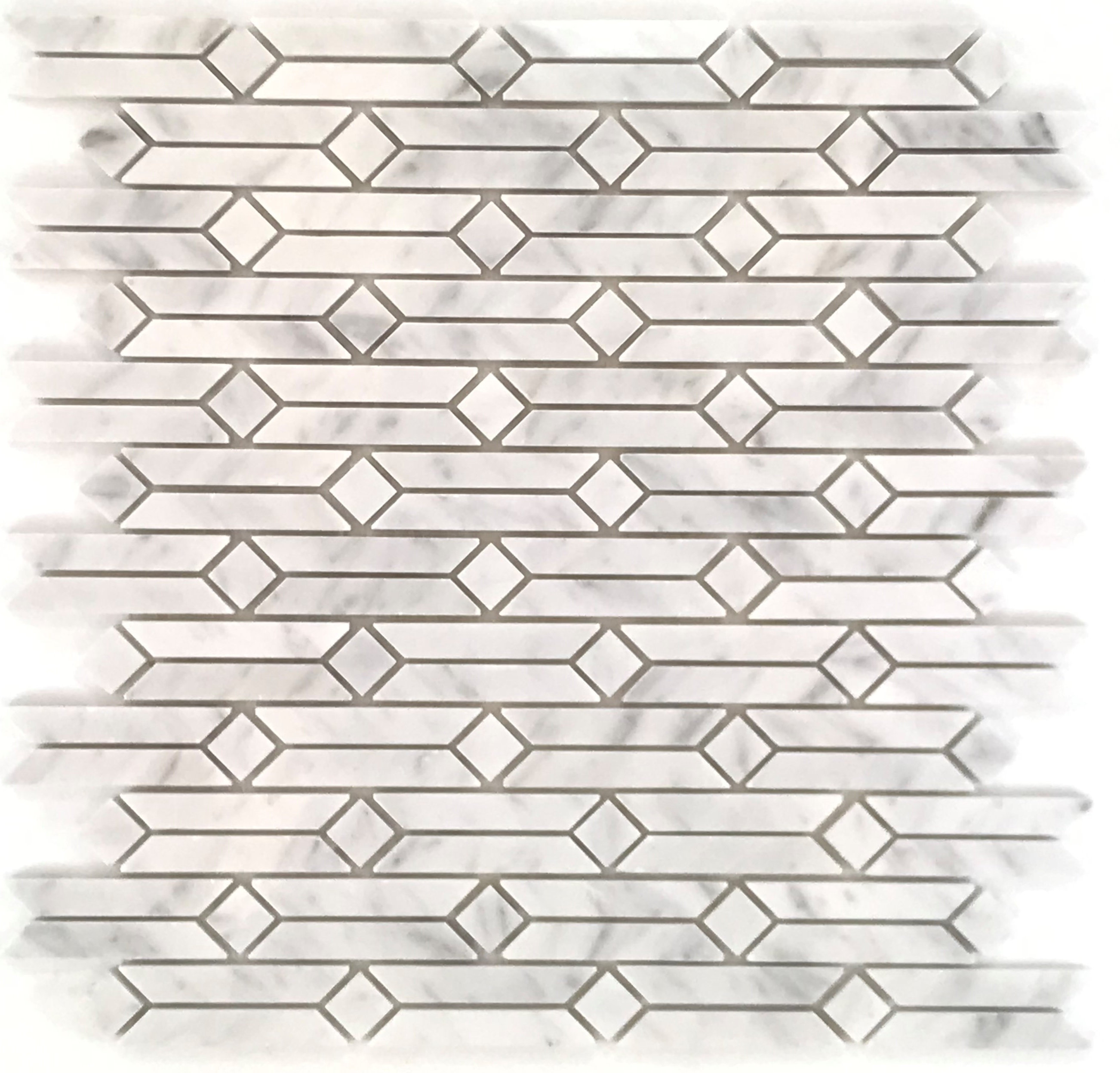 Bloom Stone 0.62" x 3" Marble Linear Mosaic Wall & Floor Tile | Wayfair